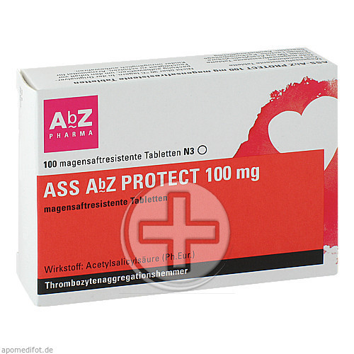 ASS AbZ PROTECT 100 mg magensaftresist.Tabl.